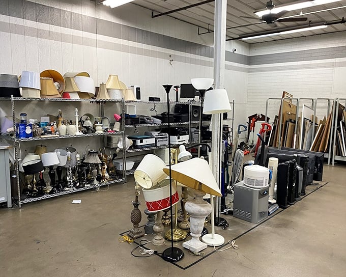 Lamp lovers rejoice! This lighting section offers everything from practical desk lamps to statement floor pieces that would cost triple elsewhere.