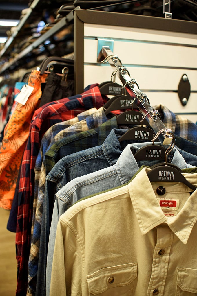 Each branded hanger promises quality control—these aren't castoffs but carefully selected pieces that passed the "still has life left" test with flying colors.