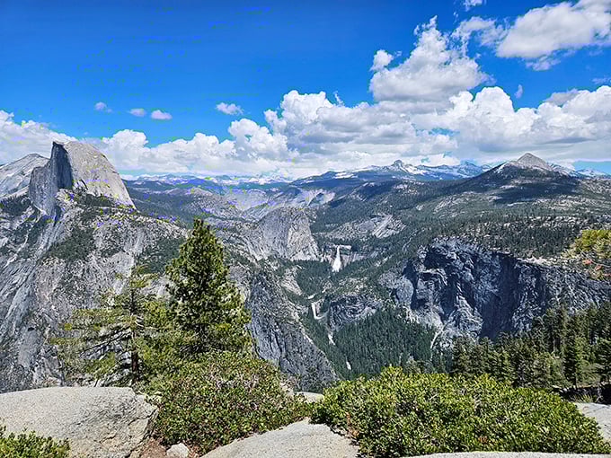 The view from Glacier Point reminds you why John Muir lost his mind over these mountains—and why your Instagram followers will forgive your photo barrage.