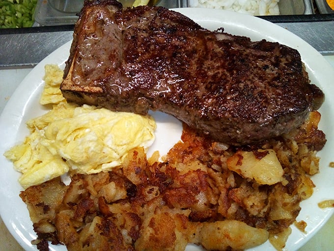 This isn't just steak and eggs – it's morning's power move, a declaration that today deserves to start with something magnificent.