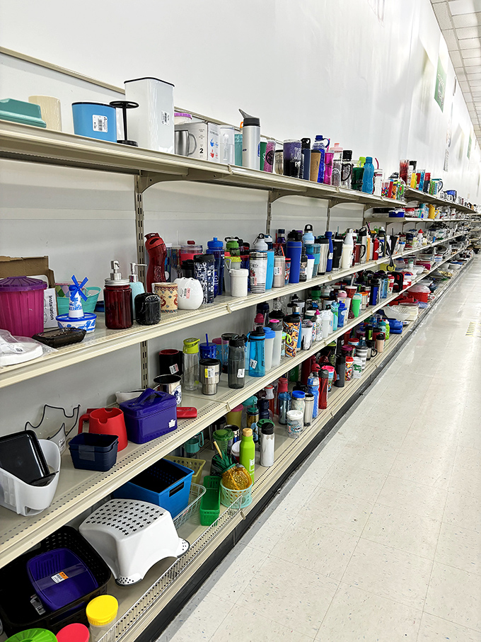 A hydration station of epic proportions—where your water bottle collection can expand faster than your thirst ever could. 