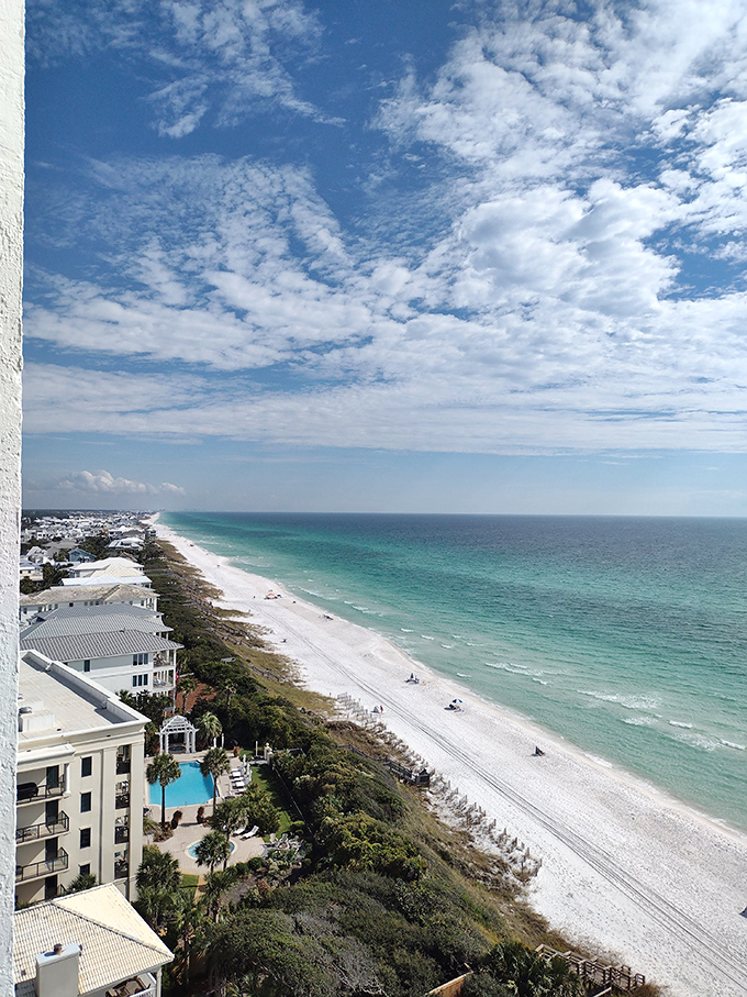 The view that makes condo prices make sense. From up here, the coastline unfolds like nature's own IMAX experience.