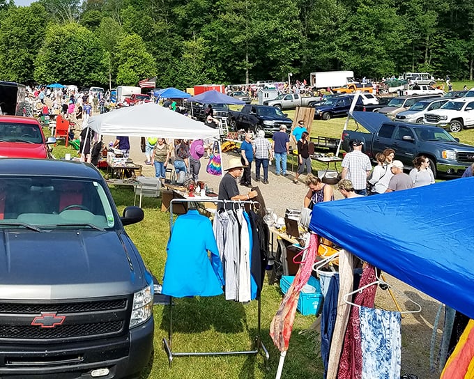 Armada's field of dreams for bargain hunters – if you build it with tarps, they will come.