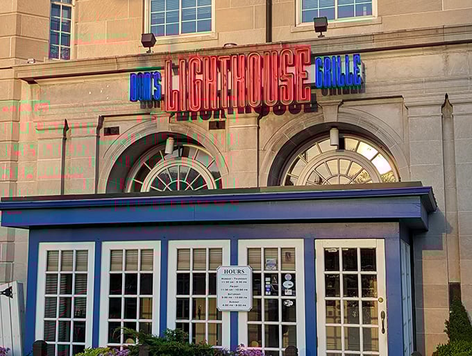 Perched beneath Cleveland's historic beacon, this grille offers both lighthouse views and lighthouse-quality seafood experiences.