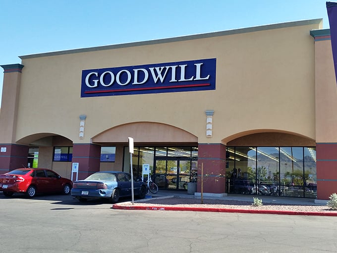 Goodwill's familiar blue sign has become the North Star for bargain hunters across Arizona.