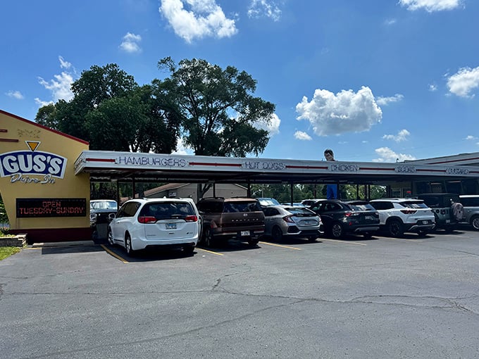 Classic cars and classic custard—Gus's parking lot is where Wisconsin's sweet tooths and gearheads find common ground