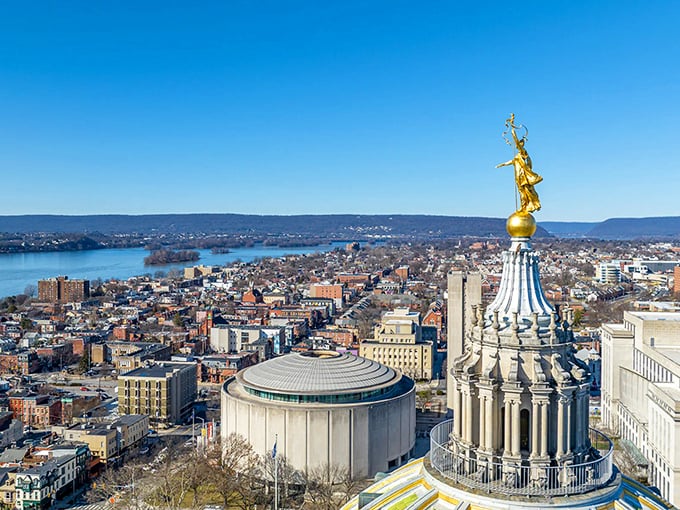 Harrisburg's capitol dome gleams like a beacon of democracy, reminding us why this city matters.