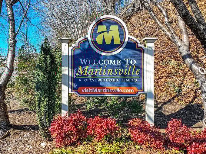Martinsville's welcome sign boldly proclaims it "A City Without Limits"—though your retirement budget will appreciate its very limited costs.
