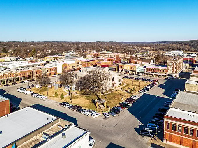 Downtown Neosho whispers "slow down and stay awhile" with every historic storefront.
