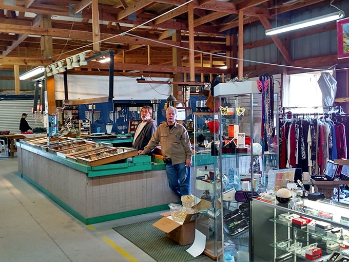 Don't judge this market by its modest exterior! NMB Flea Market hides surprising treasures behind unassuming walls.