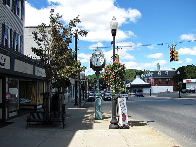 Palmer's fountain sparkles like a jewel in the town center, proving elegance doesn't require expensive zip codes. 