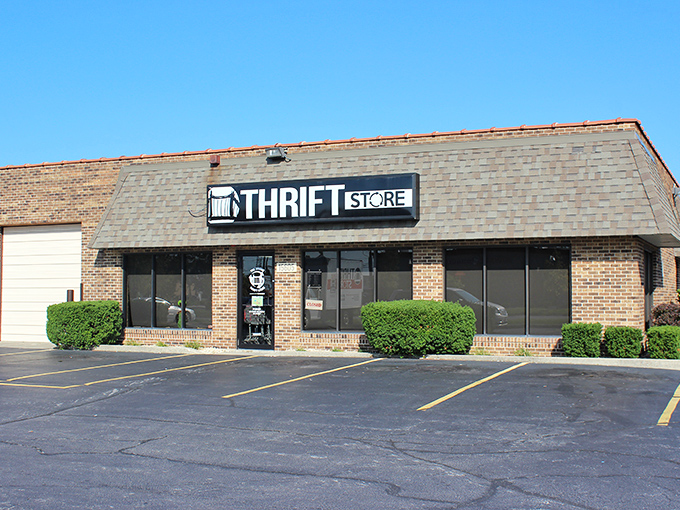 The Bridge Thrift Store's no-frills exterior, extraordinary bargains inside – this place redefines "don't judge a book by its cover." 