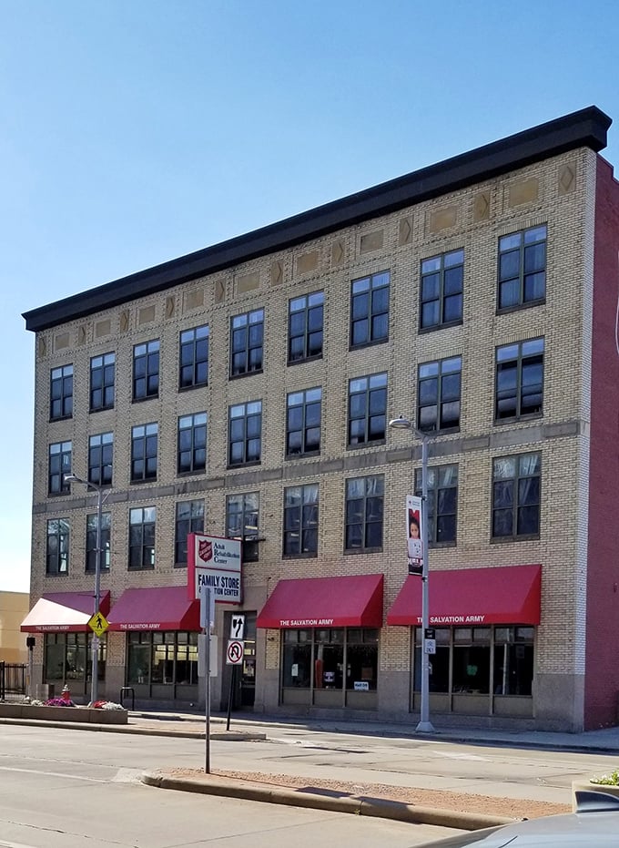 Multi-story thrift buildings are like department stores from a more civilized era of patient shopping.