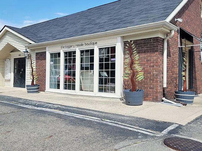 The boutique-style storefront fits perfectly in artsy Broad Ripple – upscale meets affordable in this charming resale gem.