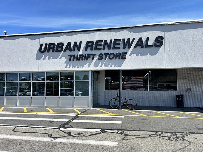 Urban Renewals' no-nonsense exterior hides a warehouse wonderland of bargains inside this Roslindale institution.