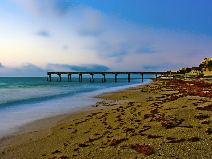 Vero Beach's pier reaches into the Atlantic like a pathway to paradise, no passport required.