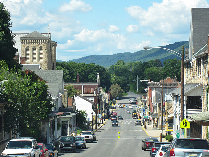 With its historic architecture and mountain backdrop, Bellefonte’s main street feels like the picture-perfect model of a classic American small town.