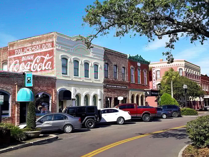 That Coca-Cola sign isn't retro – it's original. Fernandina Beach's downtown is authentically old-school cool.