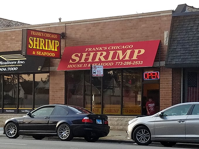 Simple storefronts often hide the most spectacular seafood—Frank's proves this rule perfectly.