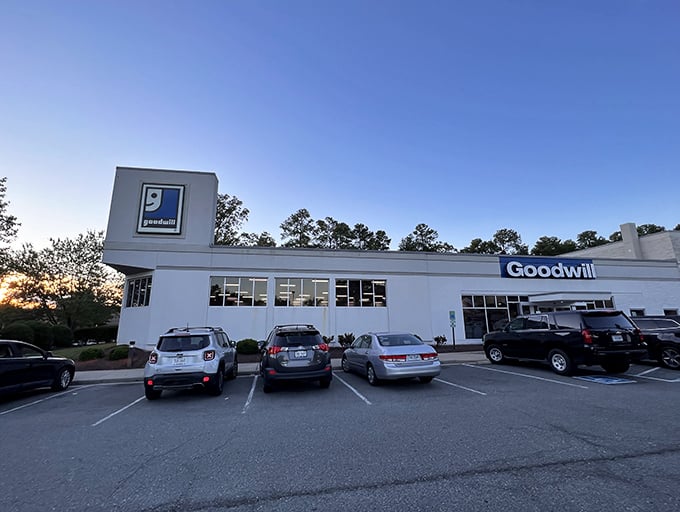 That packed parking lot tells the whole story about this location's popularity with shoppers.