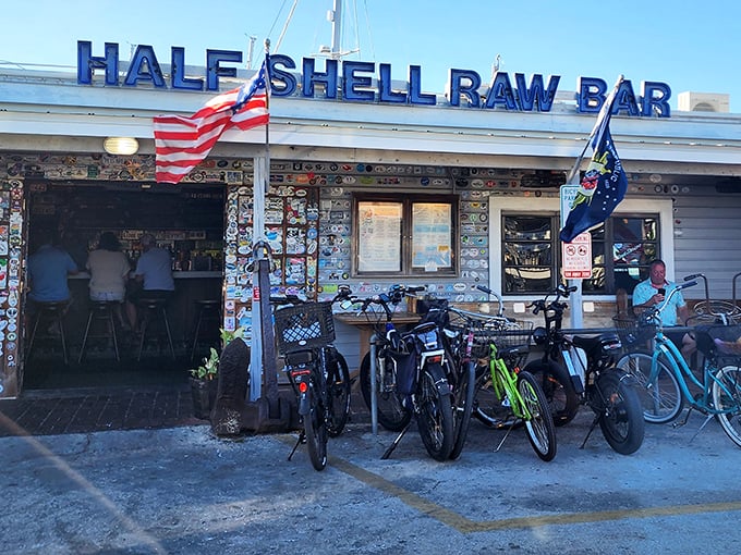 Where flags flutter, boats bob, and oysters are served with a side of authentic Florida maritime history.