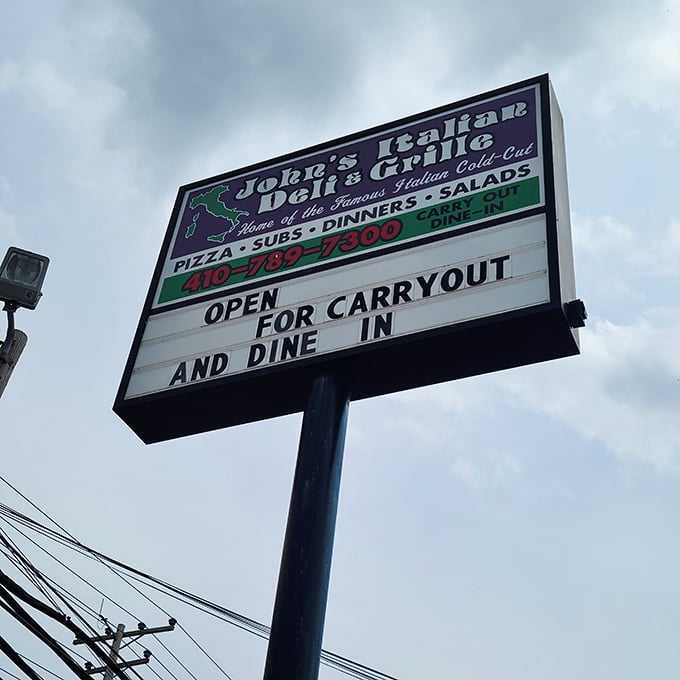 The straightforward signage tells you exactly what to expect: authentic Italian goodness. Sometimes the best food comes with zero pretension.