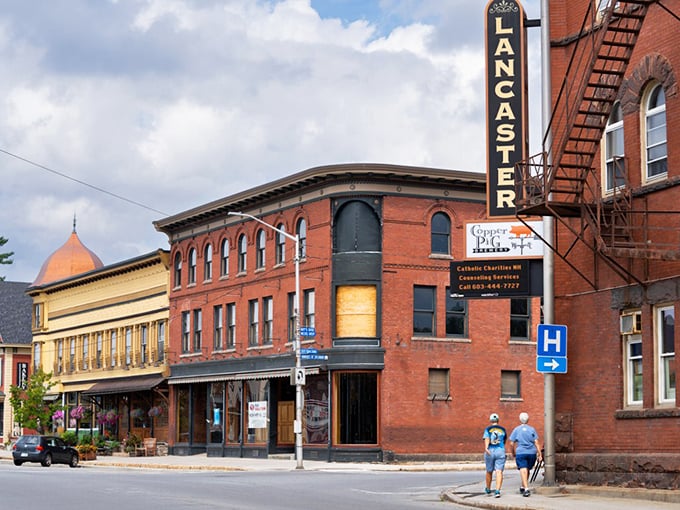 The brick storefronts of Lancaster house local businesses where neighbors greet each other by name and prices remain reasonable.