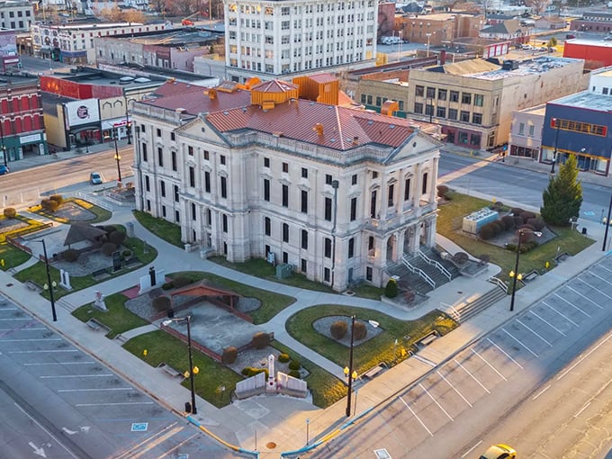 Wide streets and mature trees frame a downtown that balances progress with small-town sensibilities.