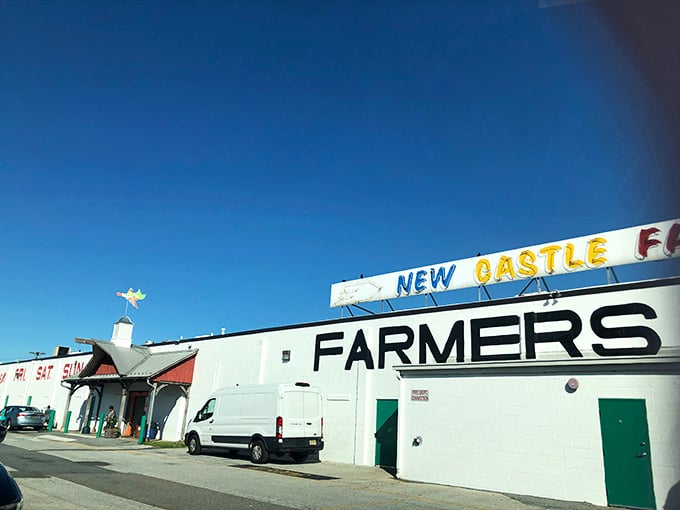 This classic farmers market building has weathered decades while keeping its old-school charm perfectly intact.
