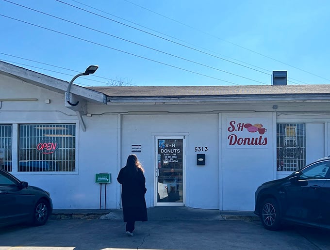Don't let the simple exterior fool you – S-H Donuts proves that sometimes the best things come in plain packages.