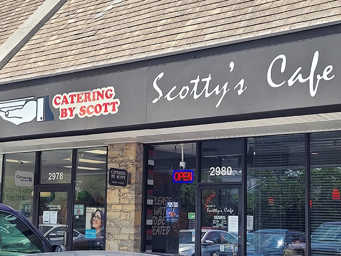 Stone and glass storefronts like this one hold the secret to Columbus's best-kept culinary traditions.