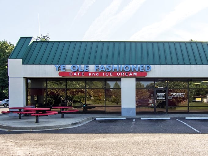This cheerful facade promises exactly what it delivers – old-fashioned goodness that never goes out of style.