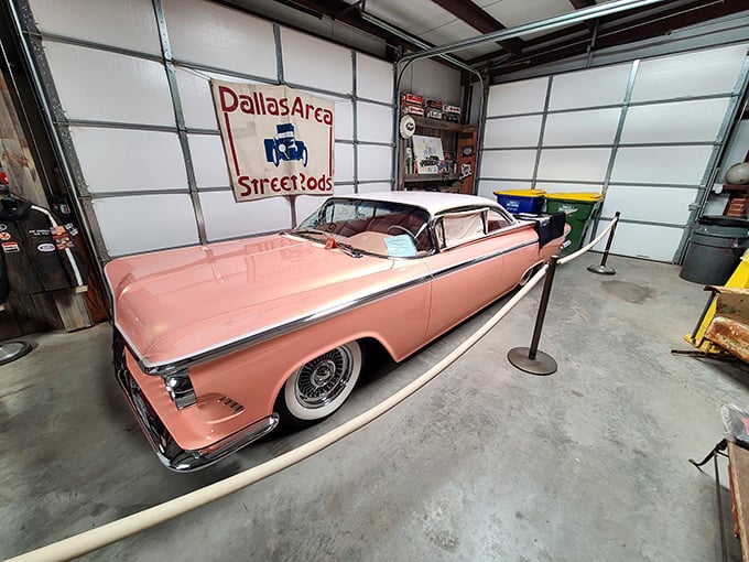 This pink 1959 Buick Invicta represents an era when cars weren't just transportation—they were rolling sculptures with attitude and chrome for days.