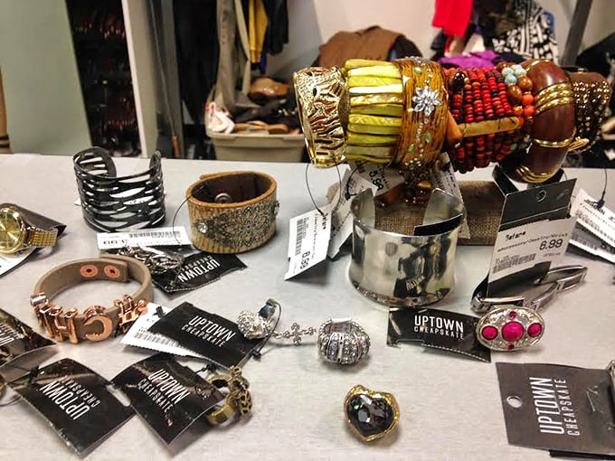Jewelry jackpot! Bangles, bracelets, and baubles galore—where your wrists and neck can get dressed up without your credit card getting stressed out.