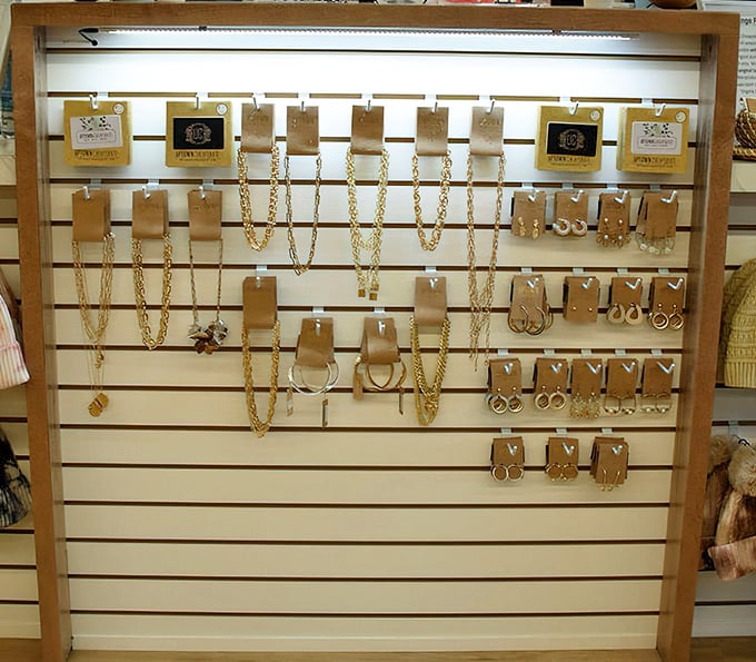 Gold accessories gleaming under perfect lighting. These aren't just necklaces—they're conversation starters waiting to happen at your next dinner party.