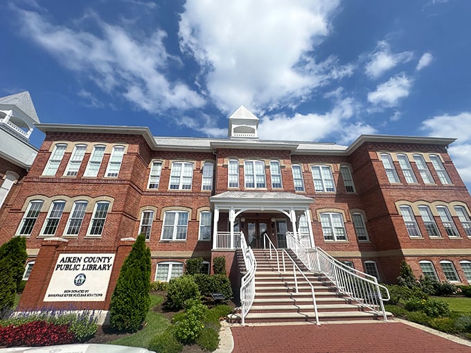The Aiken County Public Library combines brick-and-mortar grandeur with intellectual treasure hunting – where stories wait patiently for their next adventure.