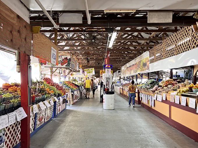 Fresh produce paradise where Walker's bounty creates a symphony of colors that supermarkets can only dream about.