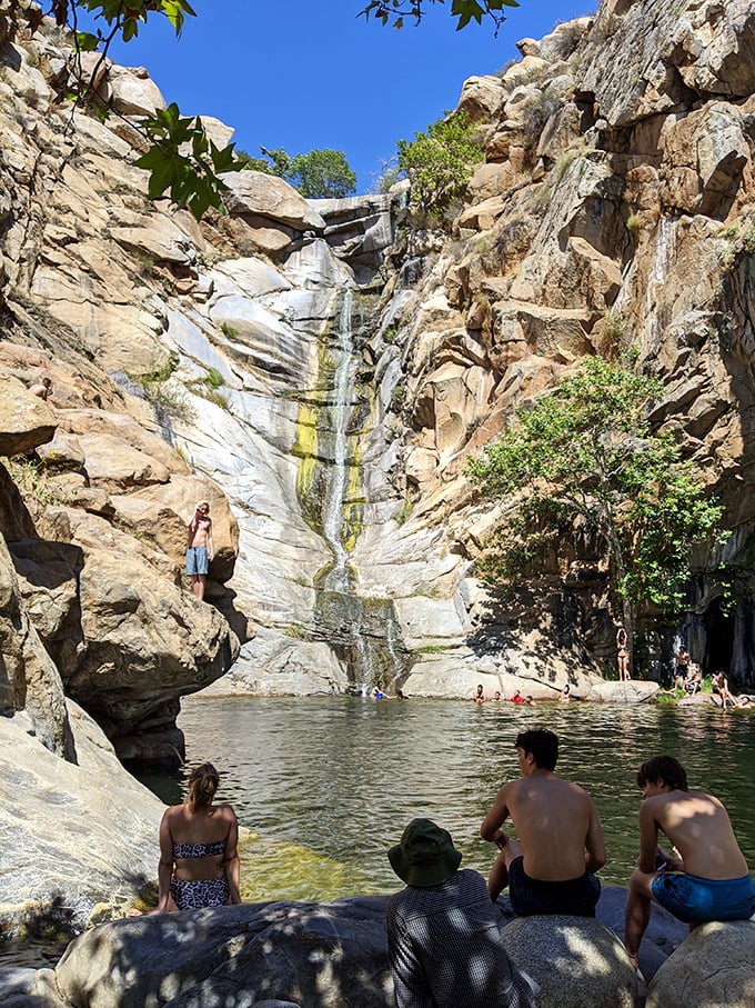 Summer's natural swimming pool: When temperatures soar, the Devil's Punchbowl becomes San Diego County's most coveted (and most regulated) cool-down spot.