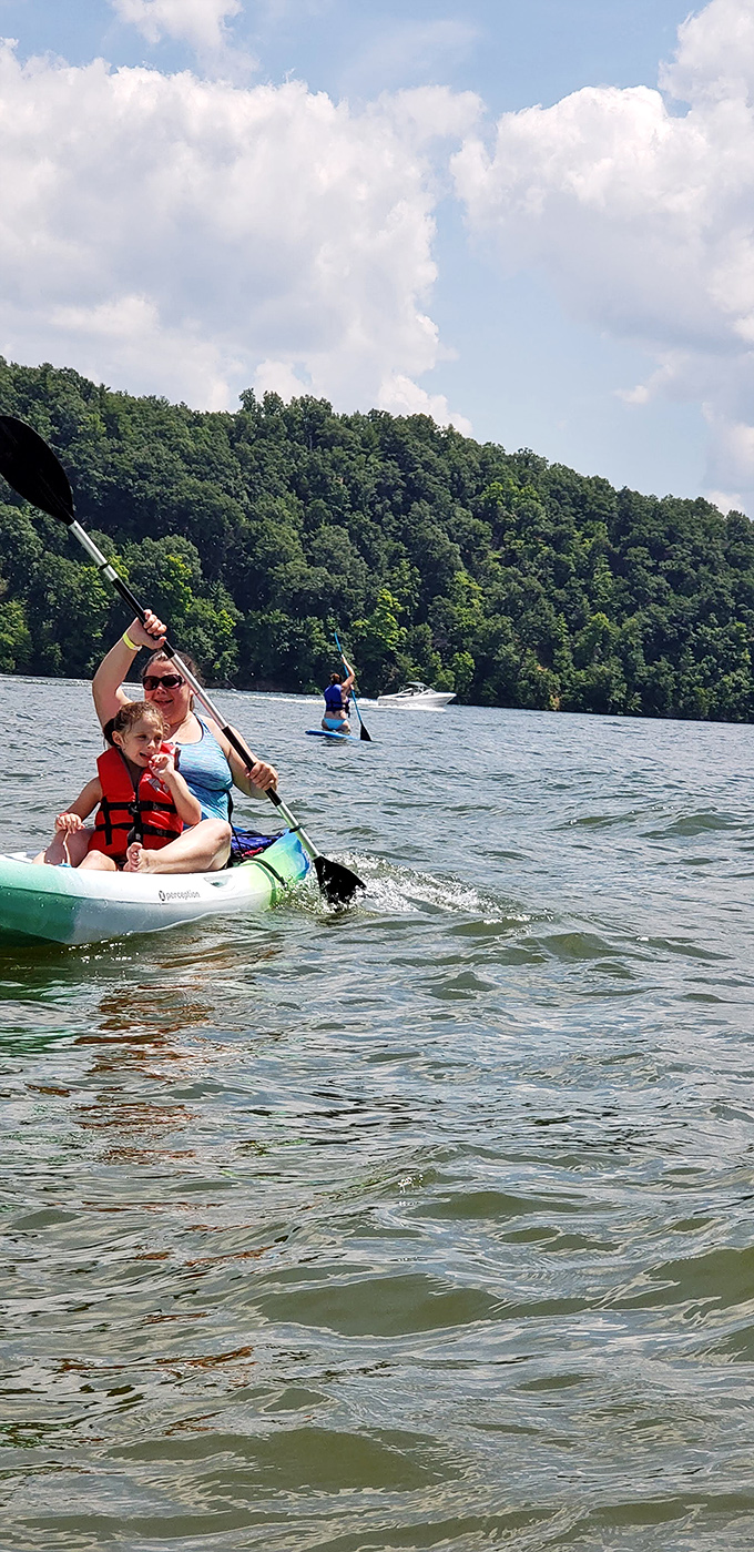 Family bonding on the water – creating memories that will last longer than the sunburn you forgot to prevent.