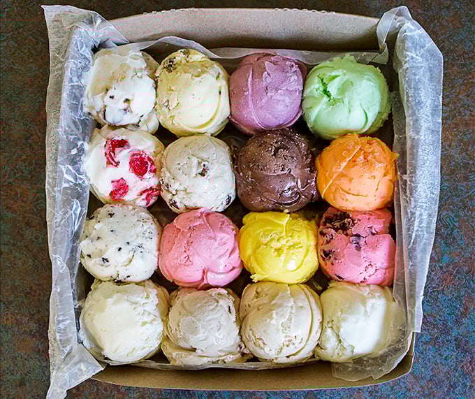 A box of ice cream scoops is like nature's color palette if nature were made of cream and sugar. Each flavor tells its own delicious story.