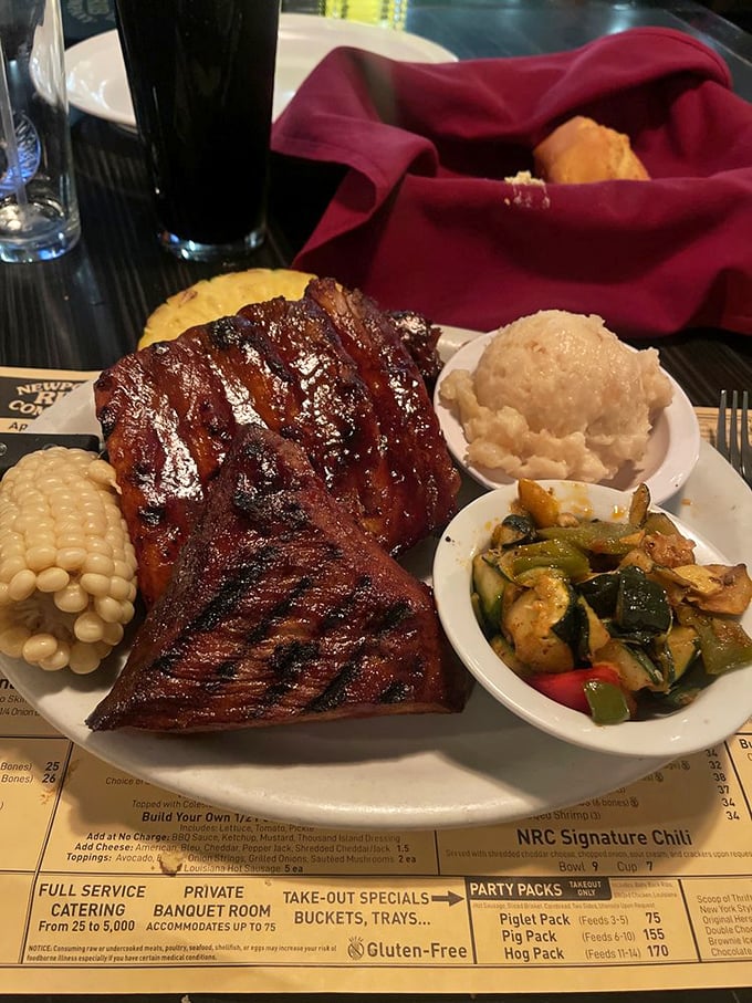 When choosing between barbecue options feels impossible, the combo plate comes to the rescue. It's not indecision—it's strategic sampling.