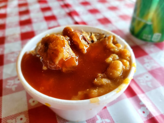 These aren't your church potluck baked beans—they've gone to barbecue finishing school, graduating with honors in smoky depth and sweet-savory balance.