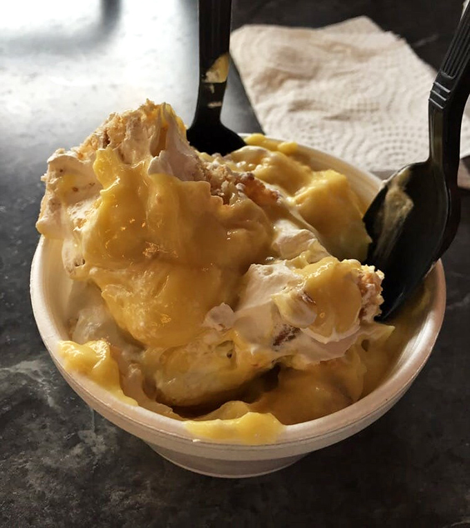 Banana pudding that would make your grandmother both jealous and proud. Comfort in a cup, no spoon-sharing allowed.