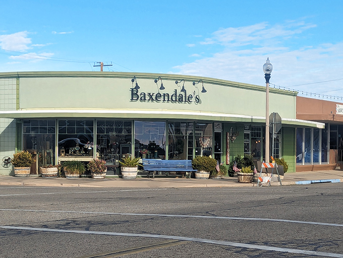 Baxendale's charming storefront offers a touch of small-town retail therapy, where shopping local isn't just a slogan—it's the natural way of life.