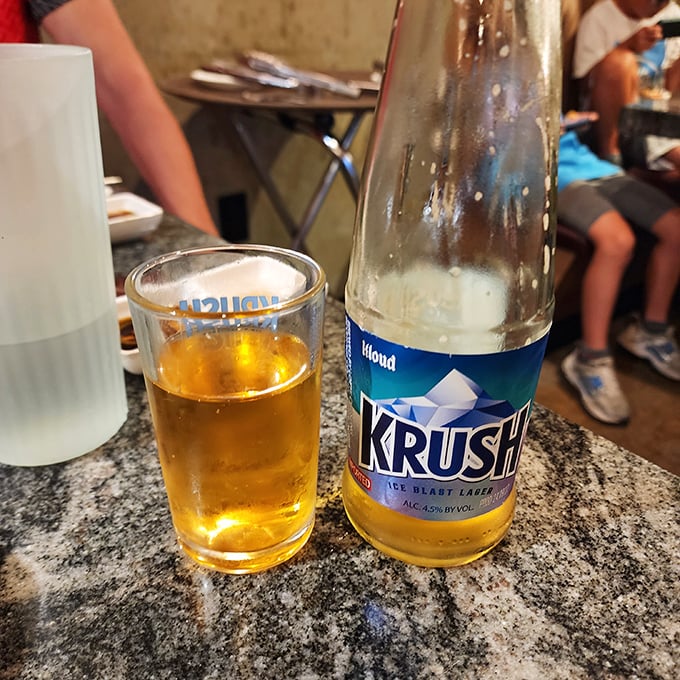 Nothing complements Korean BBQ quite like an ice-cold Kloud beer—crisp, refreshing, and ready to tame the fire of gochujang.