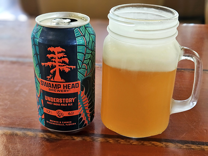 Nothing complements a river view like a local brew—this Swamp Head IPA is Florida in a glass, minus the humidity.