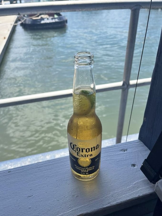 A cold Corona with a water view—Florida's version of meditation. Sometimes the simplest pleasures make the most profound memories.