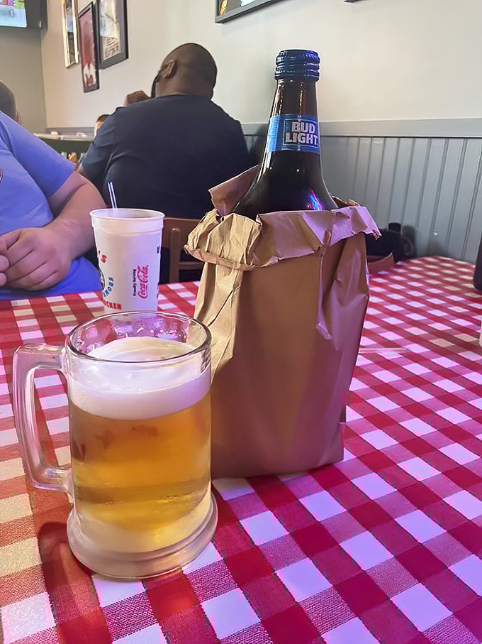 Cold beer and fried chicken – a pairing older than baseball and hot dogs. The perfect amber companion to spice and crunch.