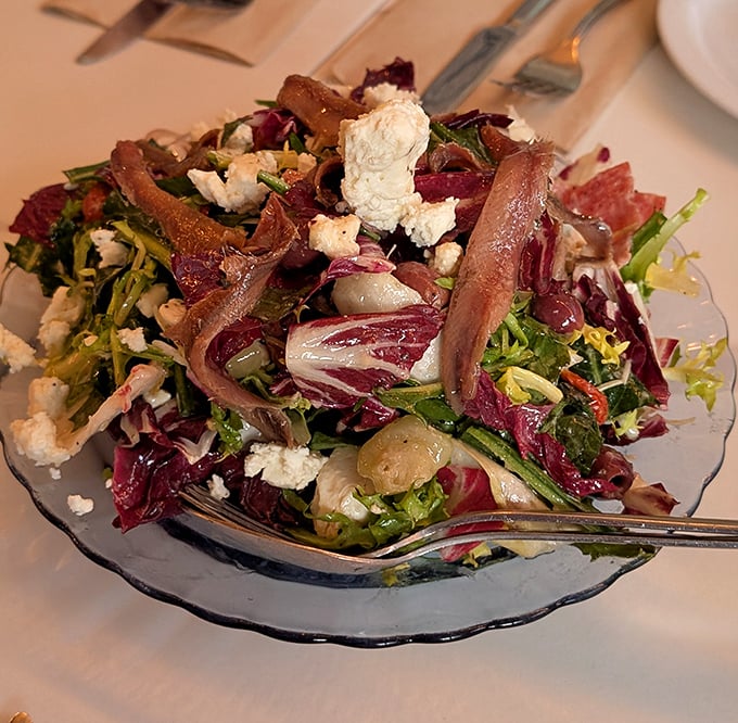 This isn't just a salad—it's a colorful committee meeting where every ingredient gets equal voting rights.