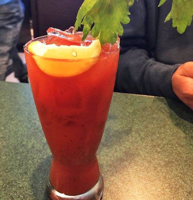 This isn't just a Bloody Mary—it's a liquid salad with attitude. The perfect companion for those "it's five o'clock somewhere" moments.
